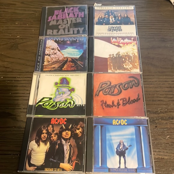 Capital | Media | 8 Classic Rock Cds Black Sabbath Acdc Led Zeppelin ...